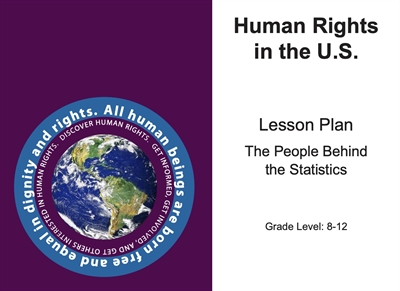 Lesson Plan: The People Behind the Statistics. Grades 8-12 - The ...