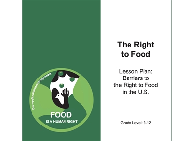 Lesson Plan: Barriers to the Right to Food in the U.S. - The Advocates ...