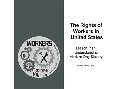 Lesson Plan: Understanding Modern-Day Slavery - The Advocates for Human ...
