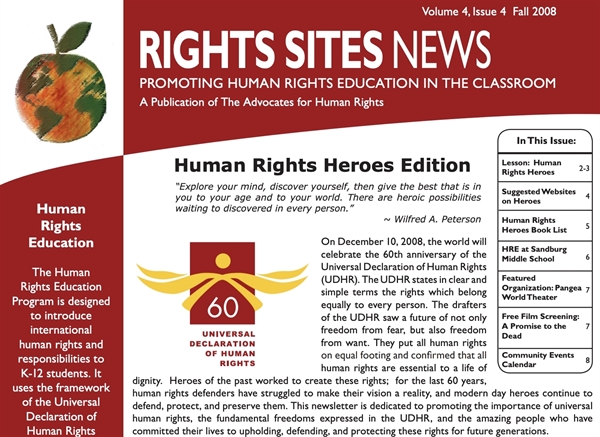 Rights Sites News: Human Rights Heroes Edition - The Advocates for ...