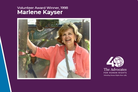 1998 - Marlene Kayser - The Advocates for Human Rights